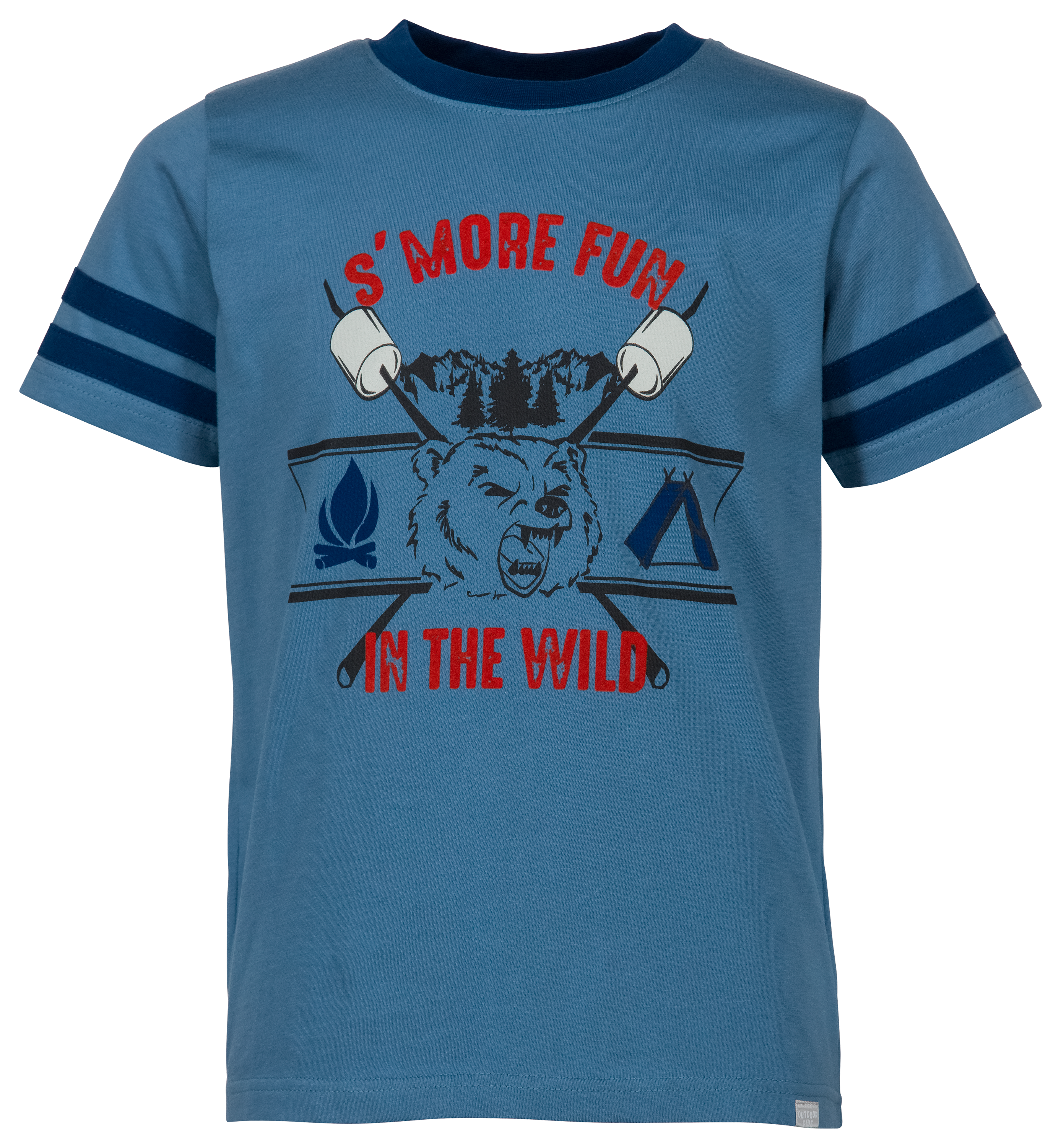 Outdoor Kids S'more Fun Ringer Short-Sleeve T-Shirt for Toddlers or ...